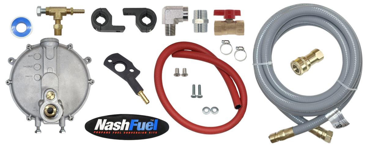 Propane Natural Gas Conversion Fits Pulsar PG7500 Ball Valve 25ft Hose ...
