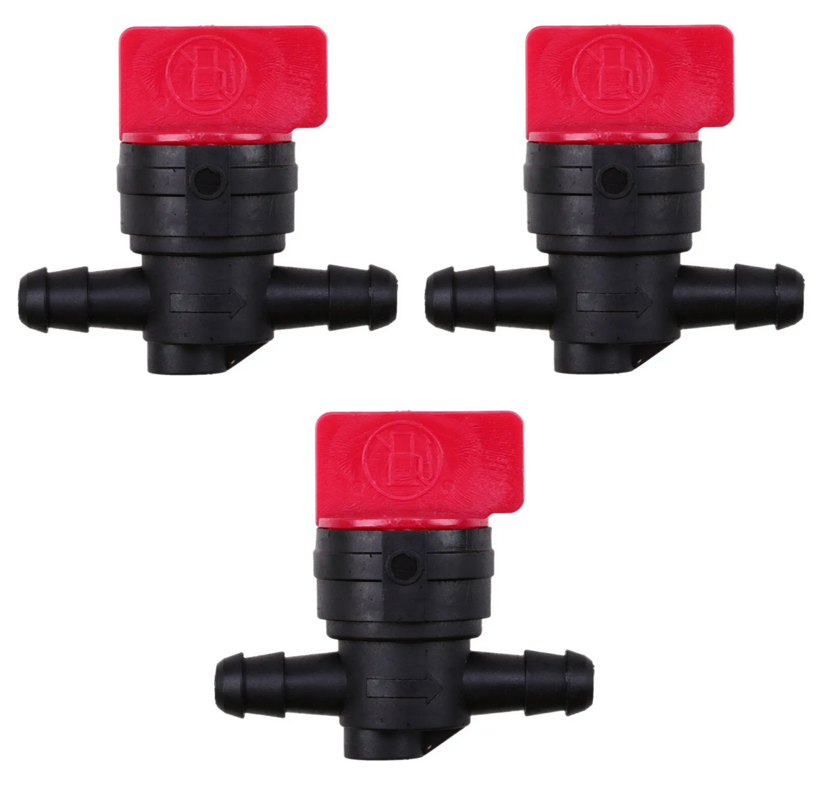 1/4" Inline Straight Fuel Gasoline Shut-Off Valve Petcock Generator Sm ...