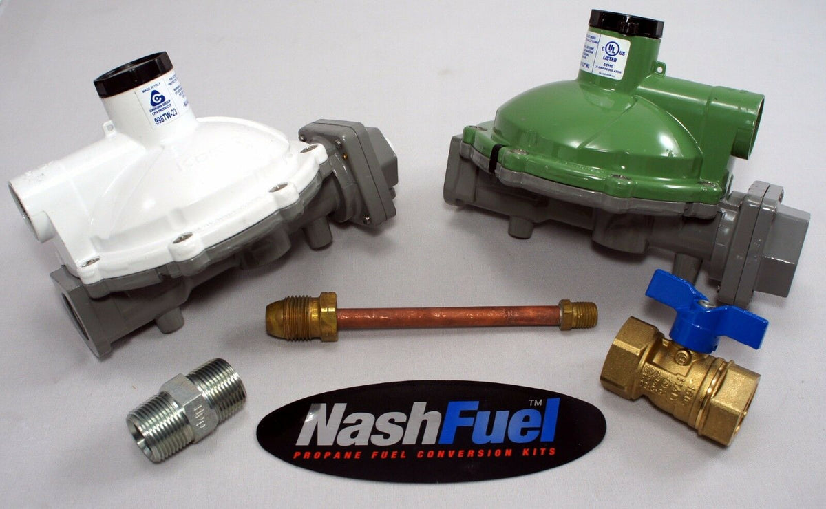 PROPANE HOME SUPPLY KIT 1 MILLION BTU REGULATOR 3/4" PIPE HOUSE 180° T ...