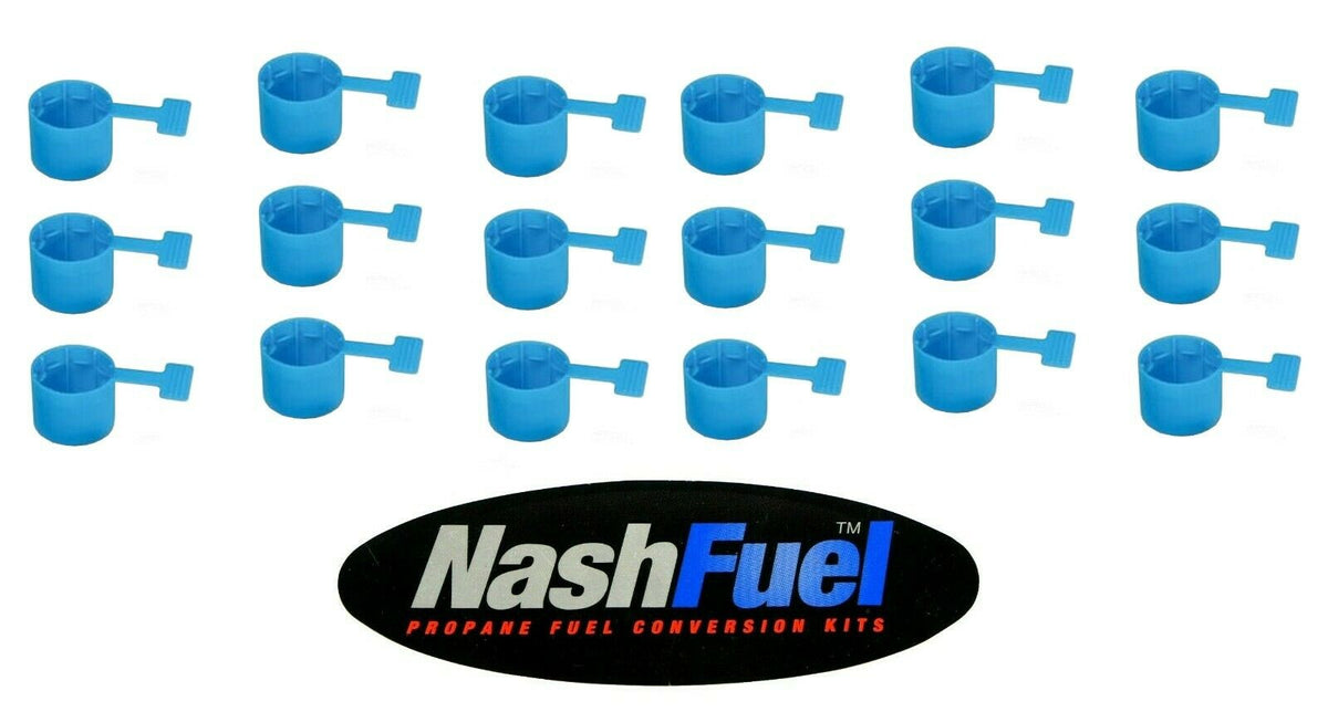 Propane Tank ACME Plastic Cap Blue Single Use Tear Away LPG BBQ 20lb 3 ...