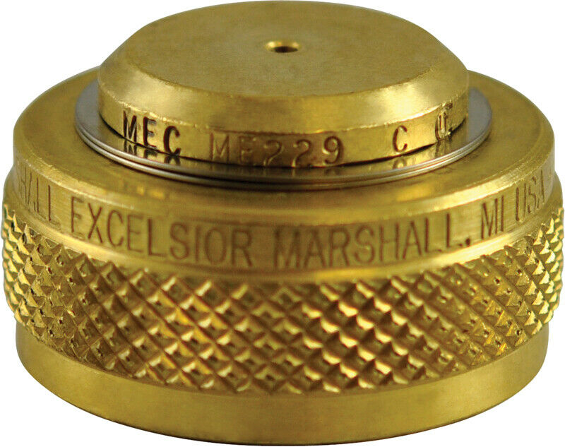 ME229 Brass Propane Tank 1-3/4" Acme Fill Valve Cap With Forklift Moto ...