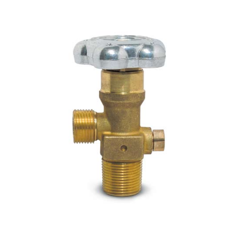 Nitrogen Tank Cylinder Service Valve Outlet .965"-14 NGO Inlet 3/4"-14 ...