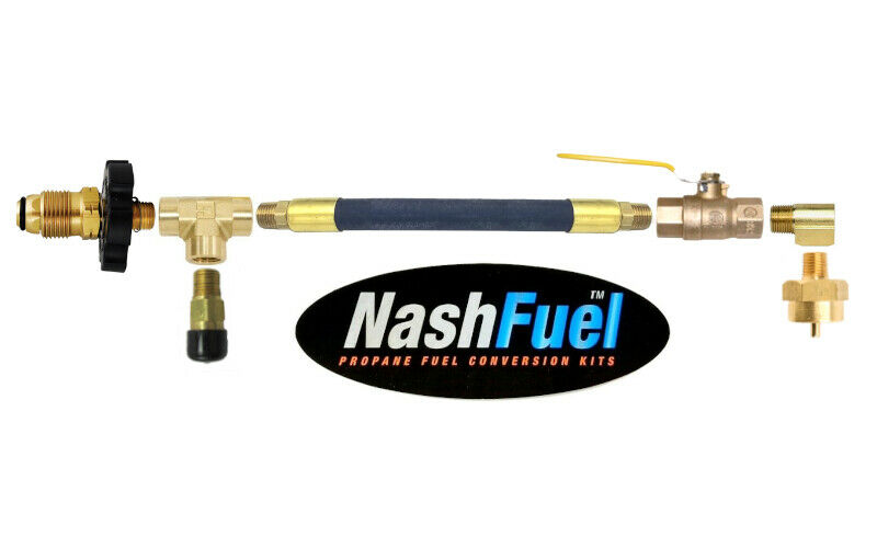 POL to 1lb Propane Liquid Transfer Hose Kit Assembly Tank Cylinder ...