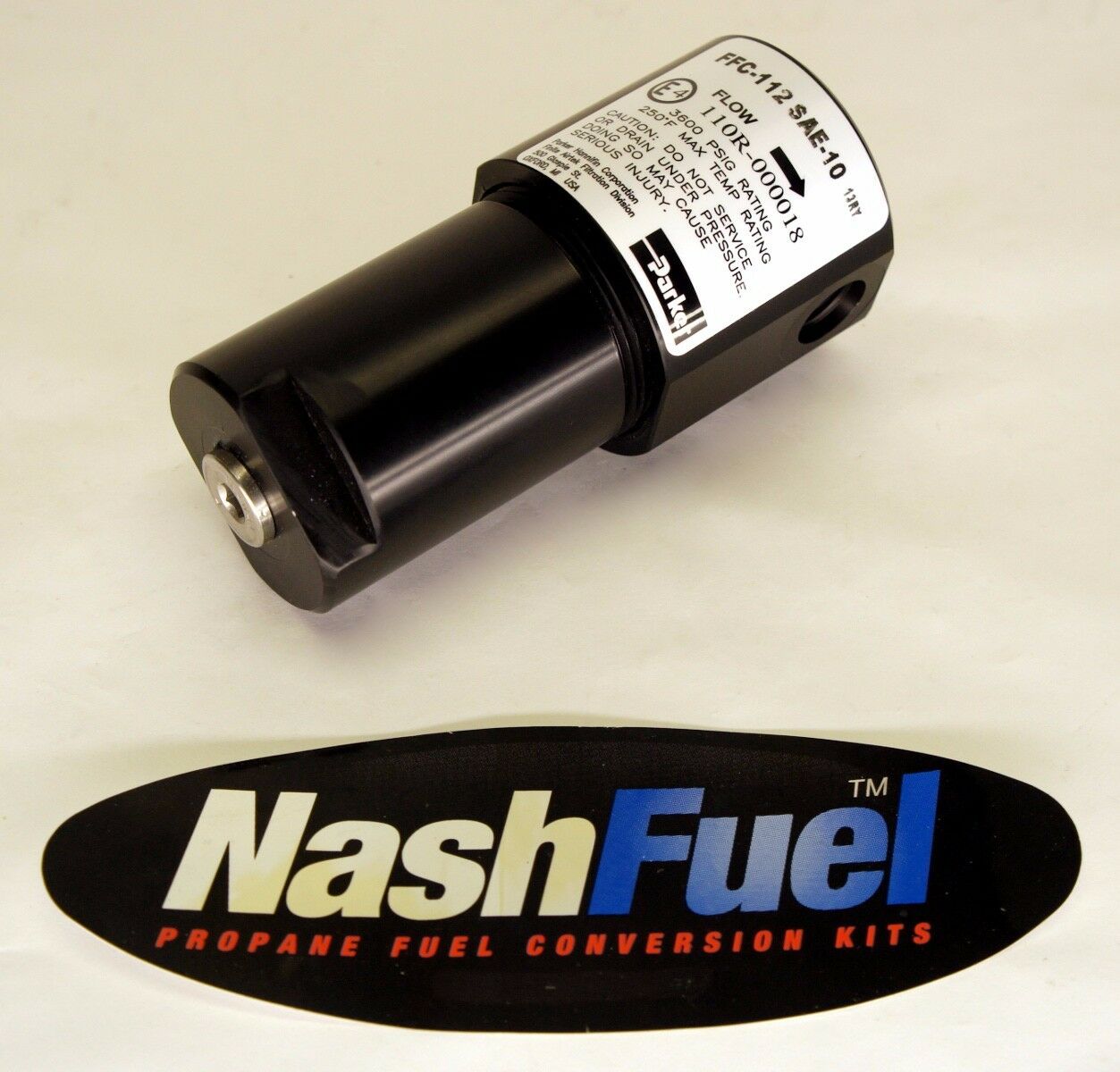 PARKER HANNIFIN FFC-112 SAE-10 CNG FILTER 3600 PSIG COMPRESSED NATURAL ...