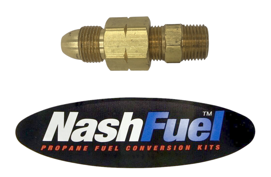 Male POL to Male NPT 1/2" 3/4" MPT Brass Propane Tank Adapter – Nash Fuel