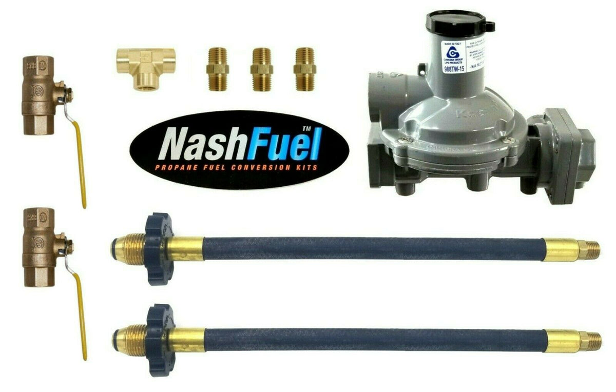 988tw-15 Twin Stage Propane Regulator Dual Tank Connection 750k Ball V ...