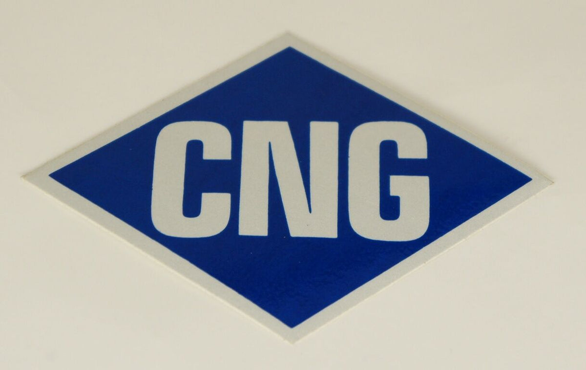 CNG DECAL LABEL STICKER EMBLEM SAFETY SAFE WARNING COMPRESSED NATURAL ...