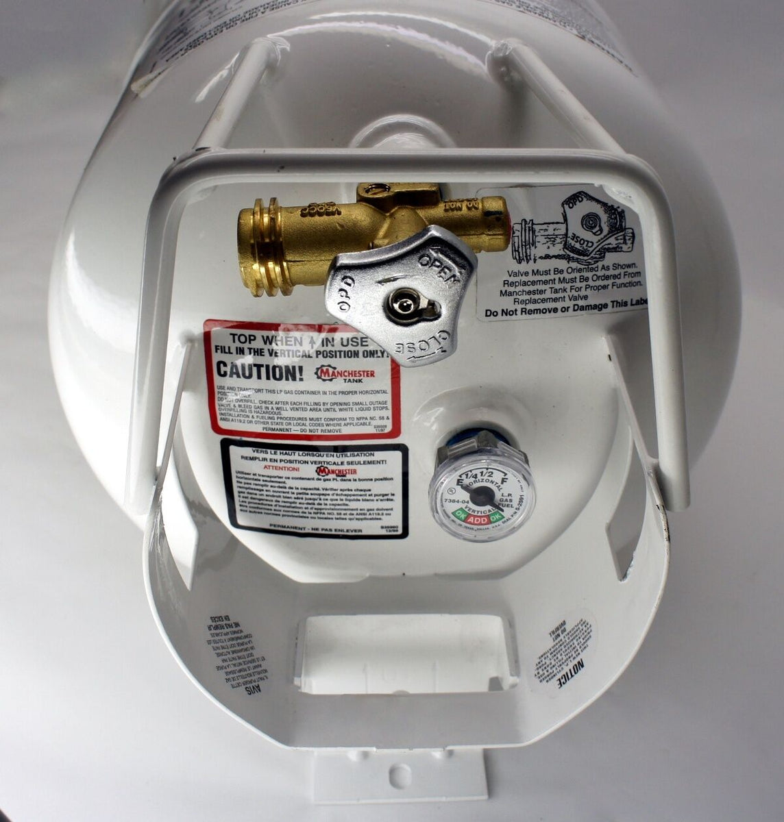 HORIZONTAL PROPANE TANK 30 LB 30LB FRAME MOUNT VAPOR WITHDRAW DIESEL M ...