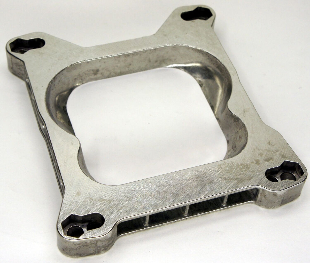 QUADRAJET 4 BARREL TO ADAPTER INTAKE MANIFOLD CARBURETOR THROTTLE PLAT ...