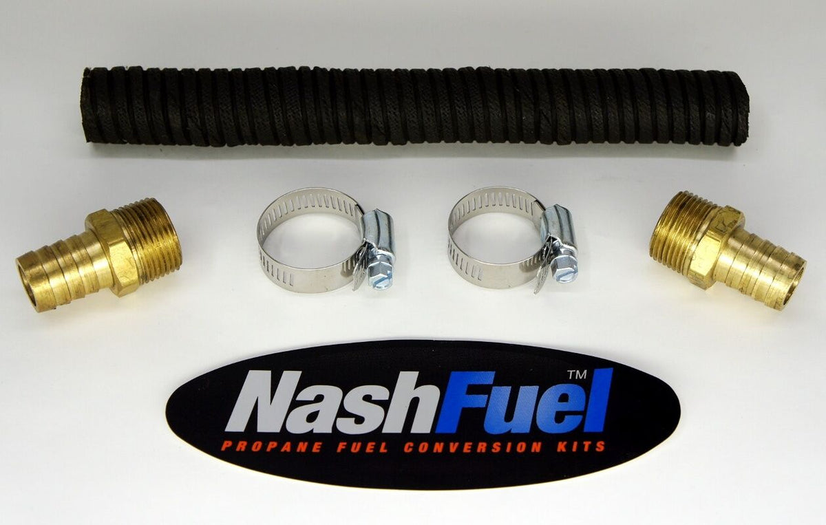 10FT LOW PRESSURE NATURAL GAS PROPANE SUPPLY LINE 3/4 INCH HOSE HEAVY ...